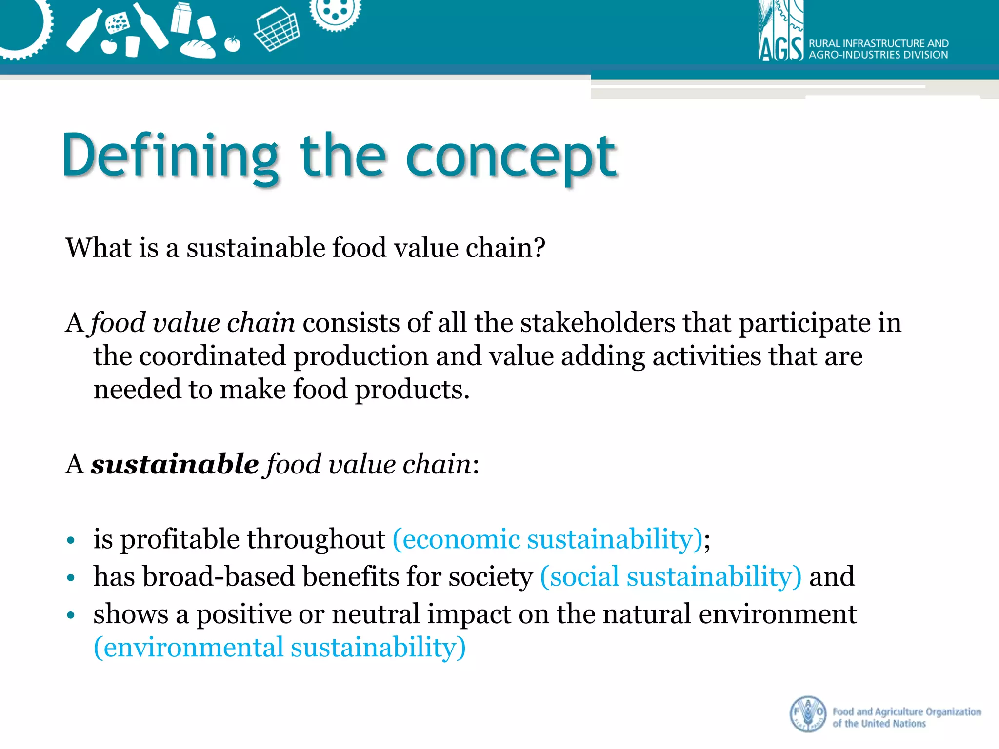 The Sustainable Food Value Chain Framework | PPTX