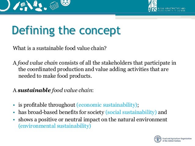 The Sustainable Food Value Chain Framework