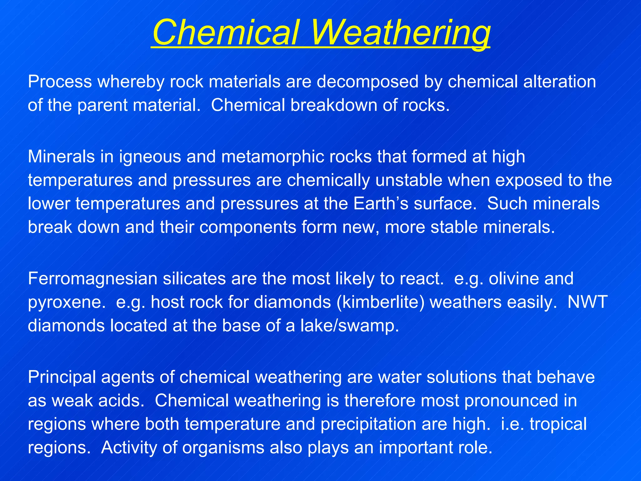Topic 5 weathering and sediments | PPT | Geology | Science