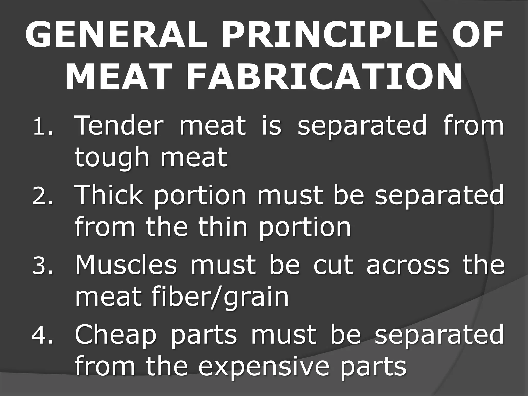 Meat Fabrication | PPSX