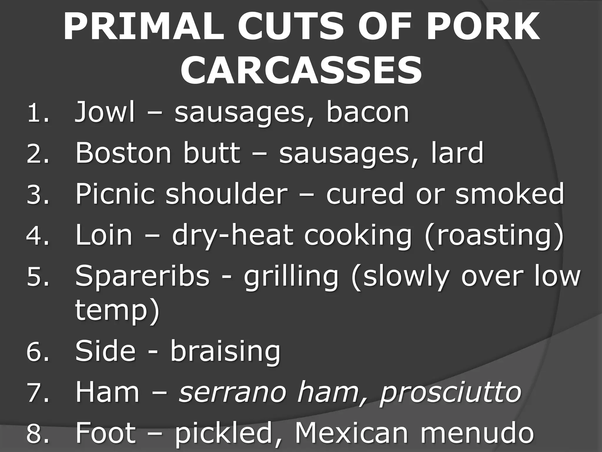 Meat Fabrication | PPSX