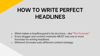 Copywriting: What to write? | PPT