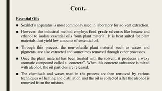 Extraction Methods fats and oils food tech | PPTX | Cooking | Food & Drink