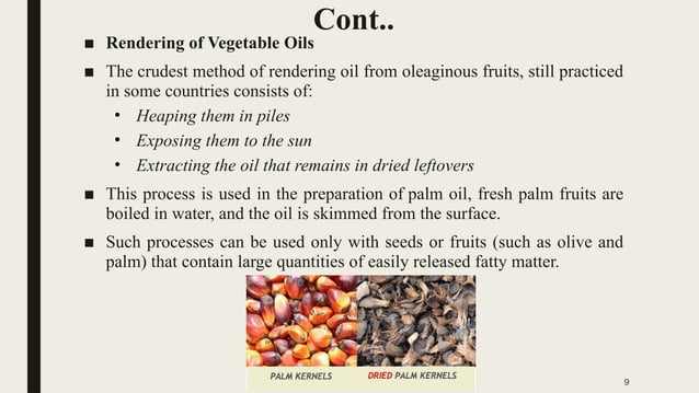 Extraction Methods fats and oils food tech | PPTX | Cooking | Food & Drink