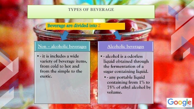Beverages Meaning