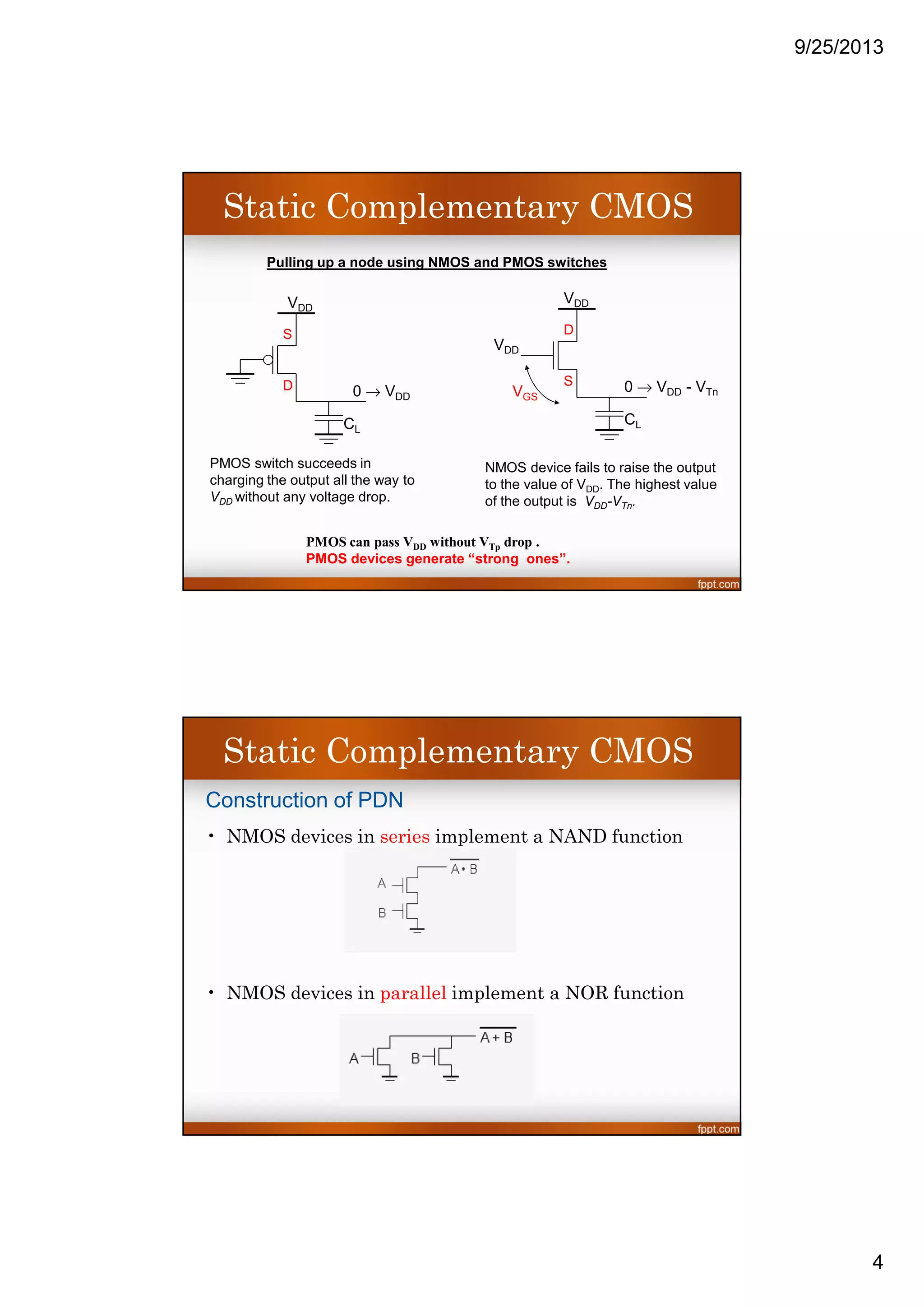 CMOS Topic 6 -_designing_combinational_logic_circuits | PDF