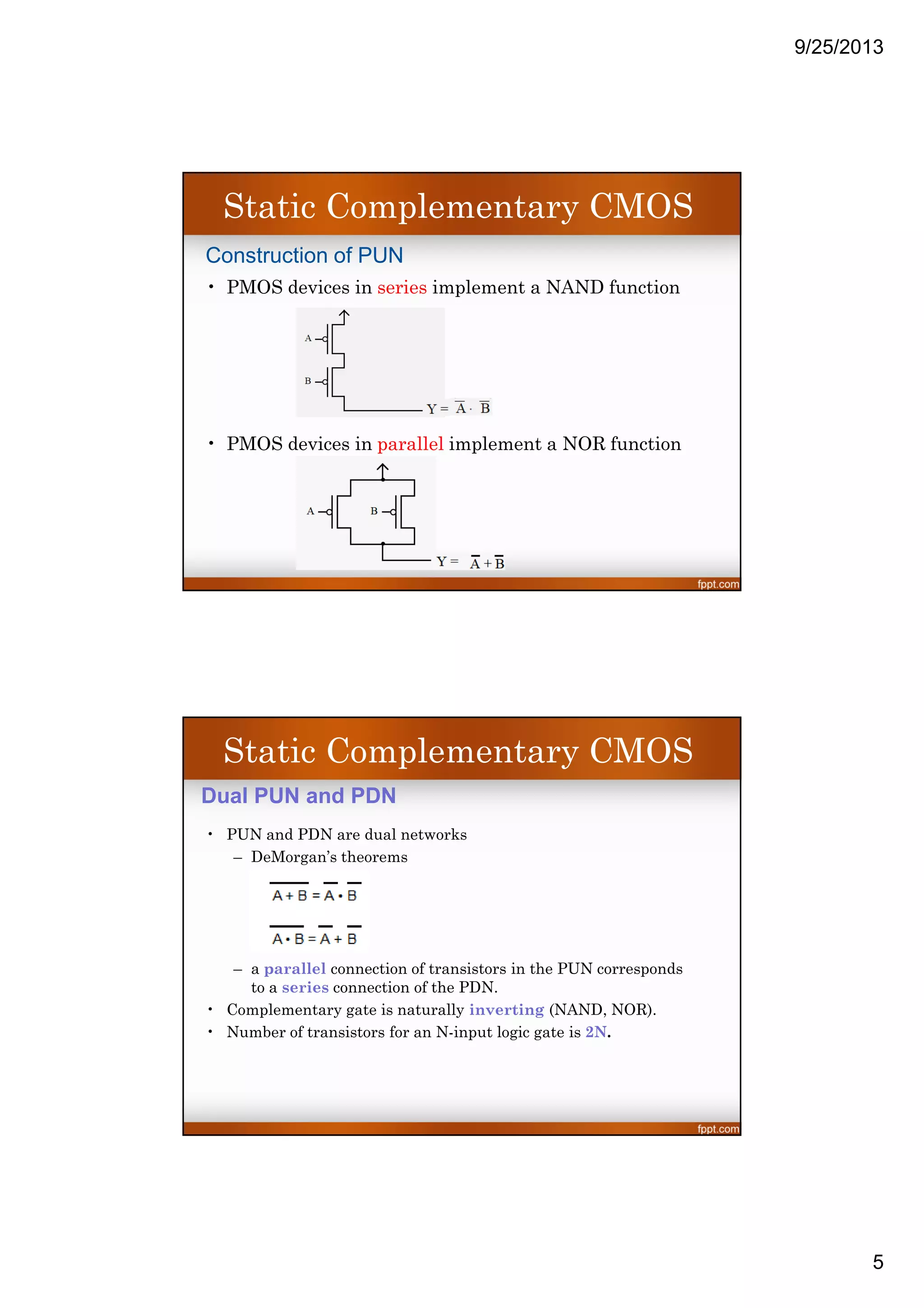 CMOS Topic 6 -_designing_combinational_logic_circuits | PDF
