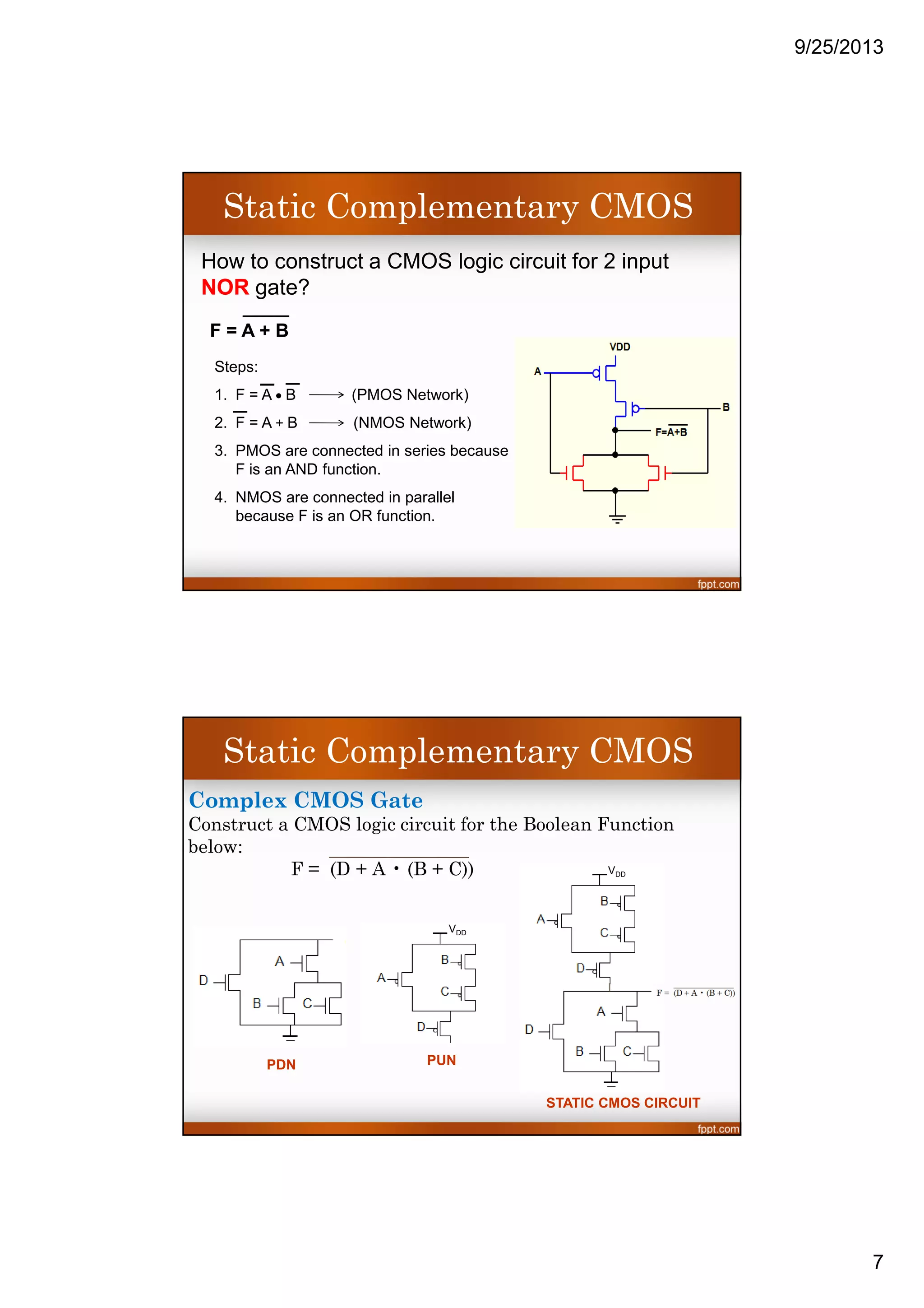CMOS Topic 6 -_designing_combinational_logic_circuits | PDF