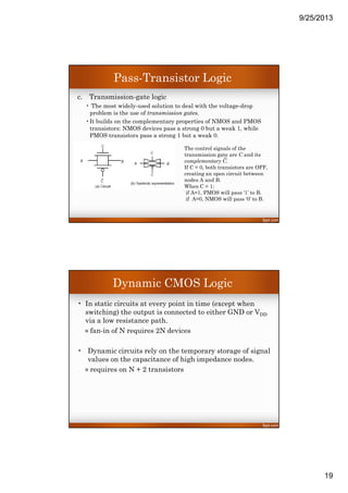 CMOS Topic 6 -_designing_combinational_logic_circuits | PDF