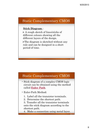 CMOS Topic 6 -_designing_combinational_logic_circuits | PDF