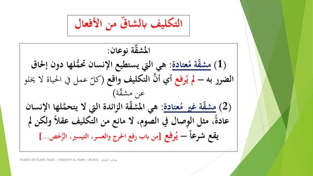 Topic 6 Mabahith al-Hukm (المحكوم فيه) | PPTX