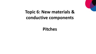 New Materials & Conductive Components | PDF