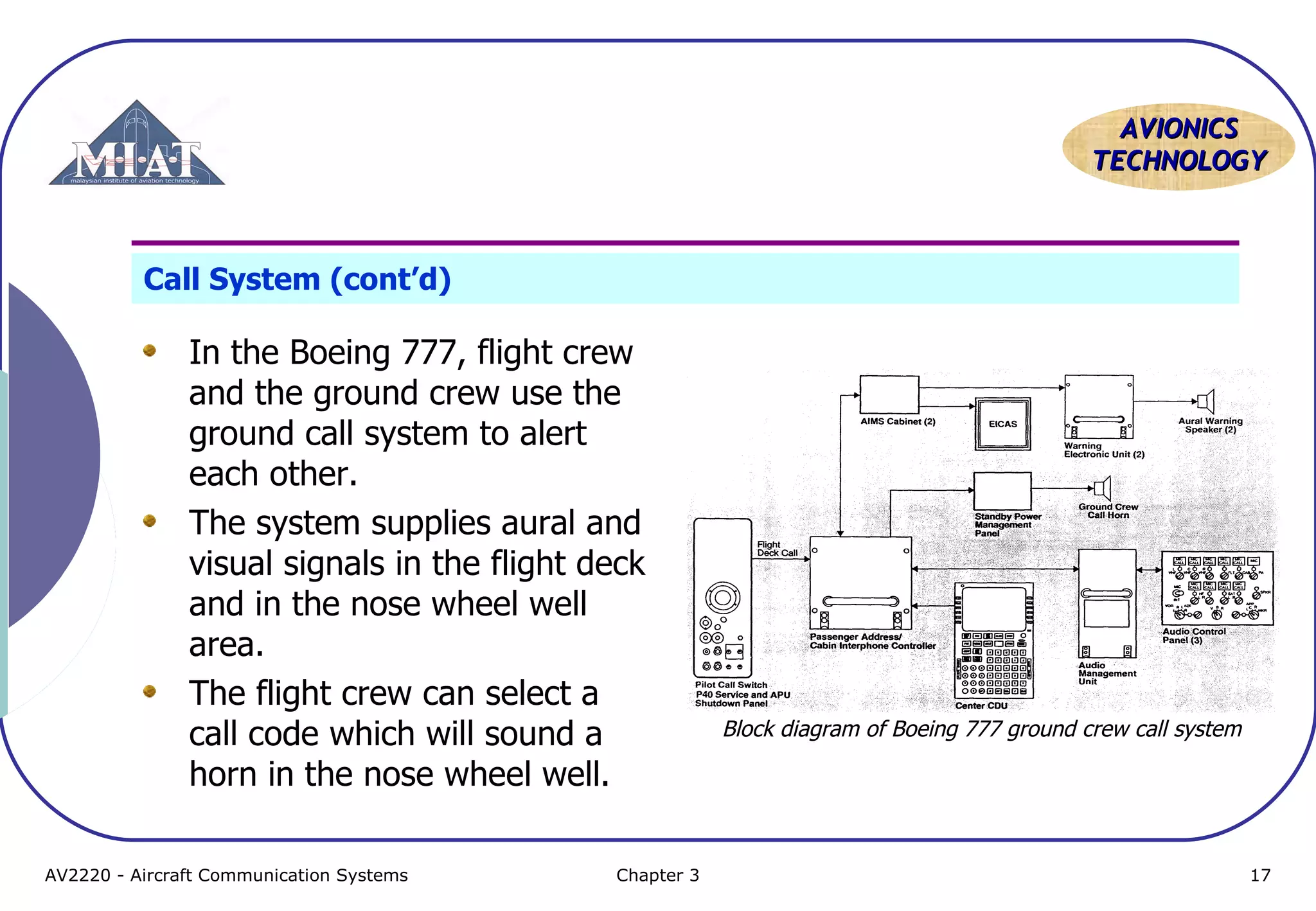 Aircraft Communication Topic 6 pa system | PDF