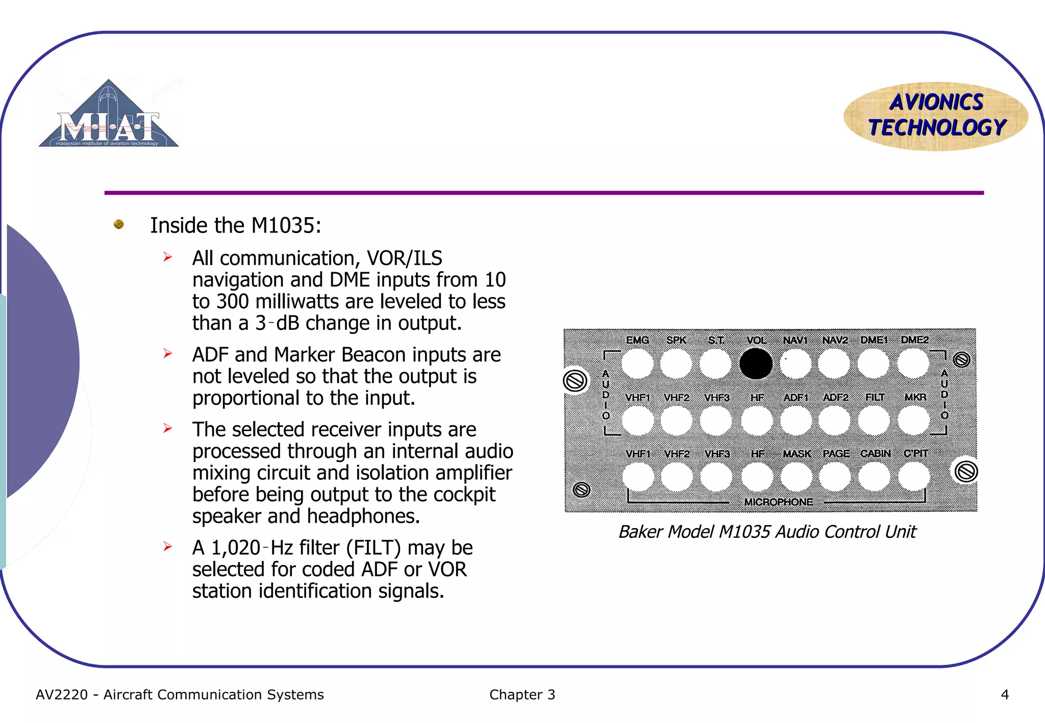 Aircraft Communication Topic 6 pa system | PDF