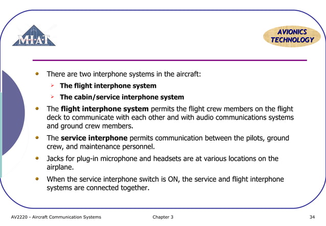 Aircraft Communication Topic 6 pa system | PDF
