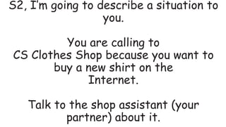 Topic 6 shopping - speaking | PPTX