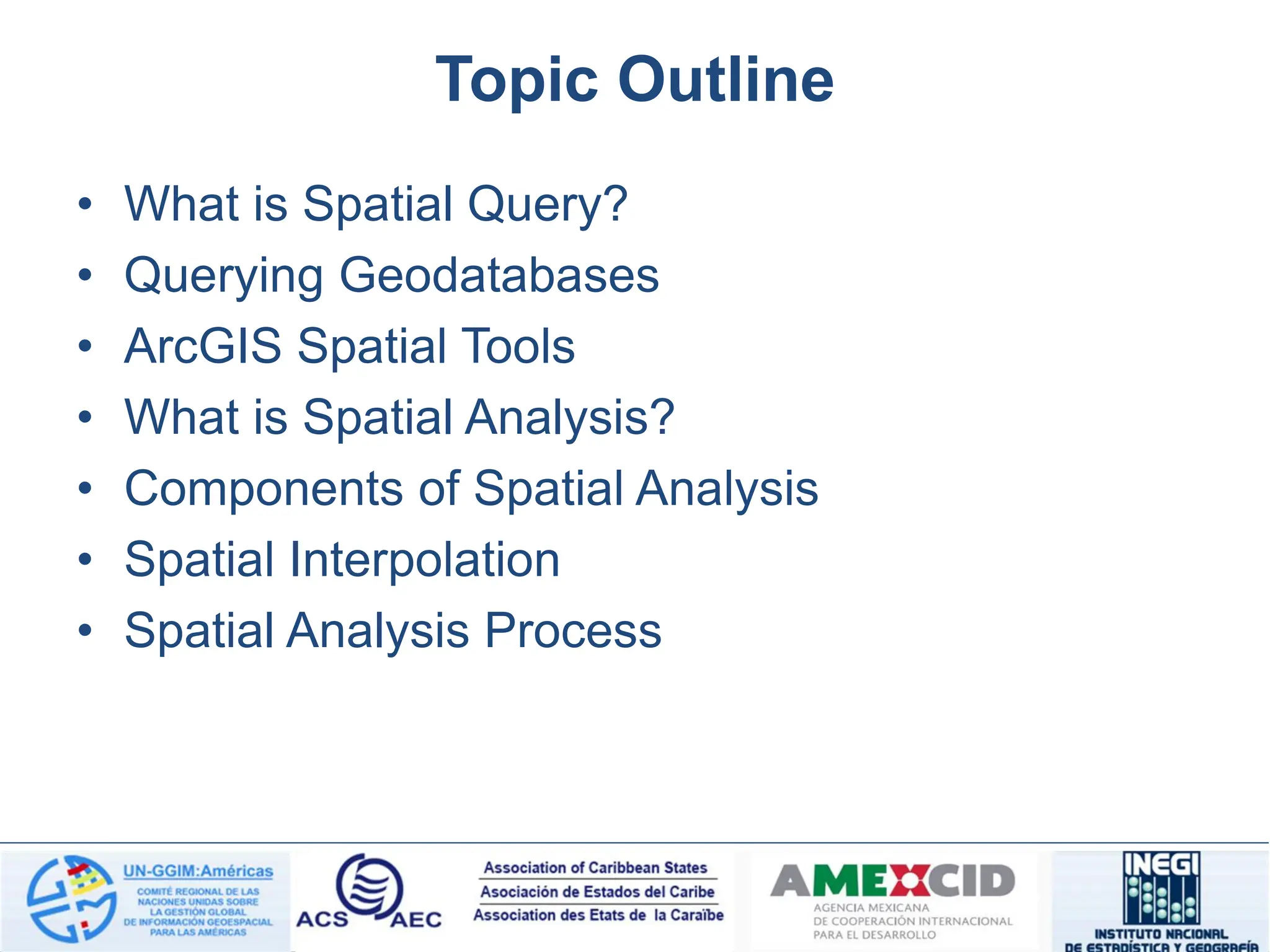 Geographic Information Systems Spatial query and analysis | PPT
