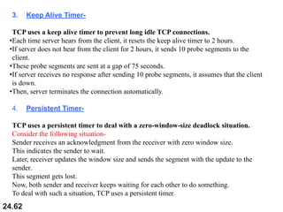 Topic6_2-WITH TCP TIMERS it is congestion control | PDF