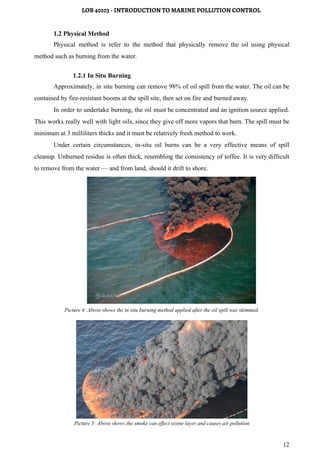 Oil Spill Clean up Operation | PDF