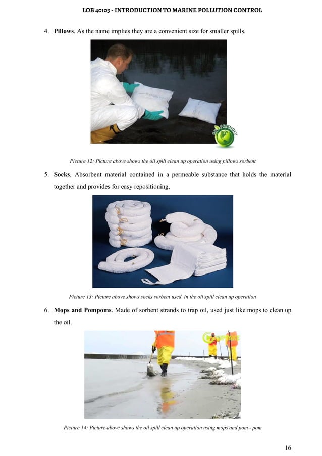 Oil Spill Clean up Operation | PDF