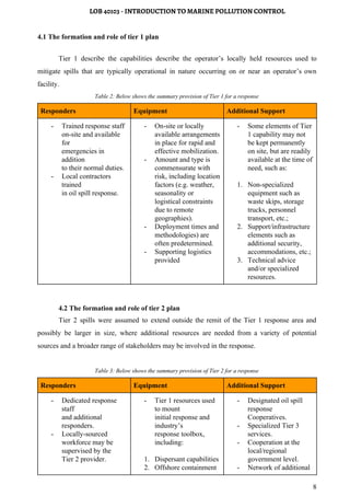Oil Spill Clean up Operation | PDF