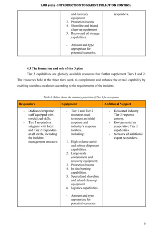 Oil Spill Clean up Operation | PDF