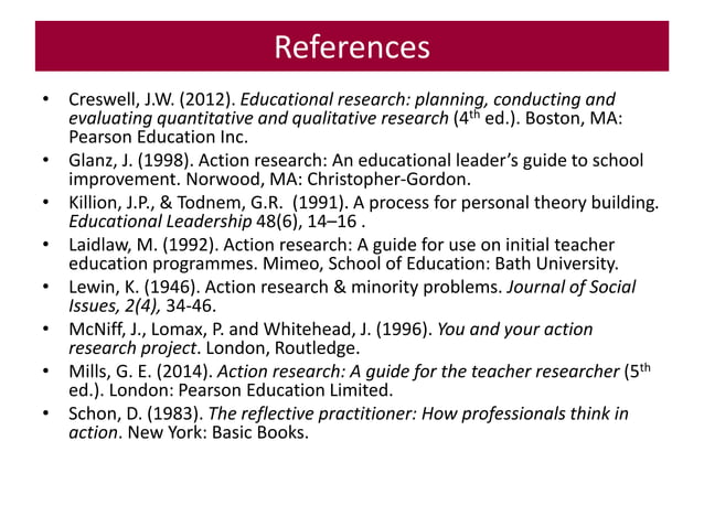 TSL3133 Topic 6 Action Research the Process | PPT