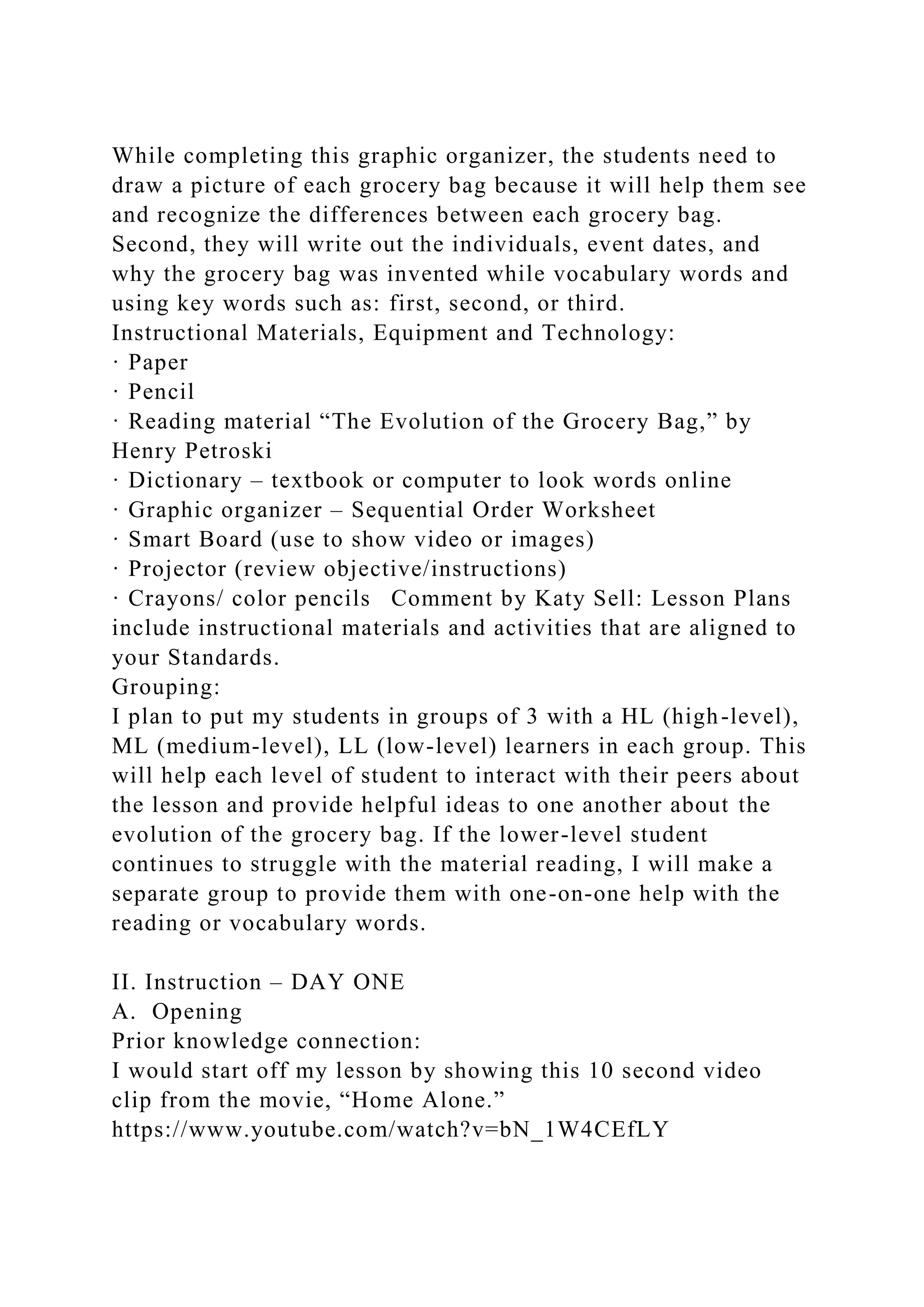 Topic 6 Benchmark - Children’s Informational Text Lesson and .docx