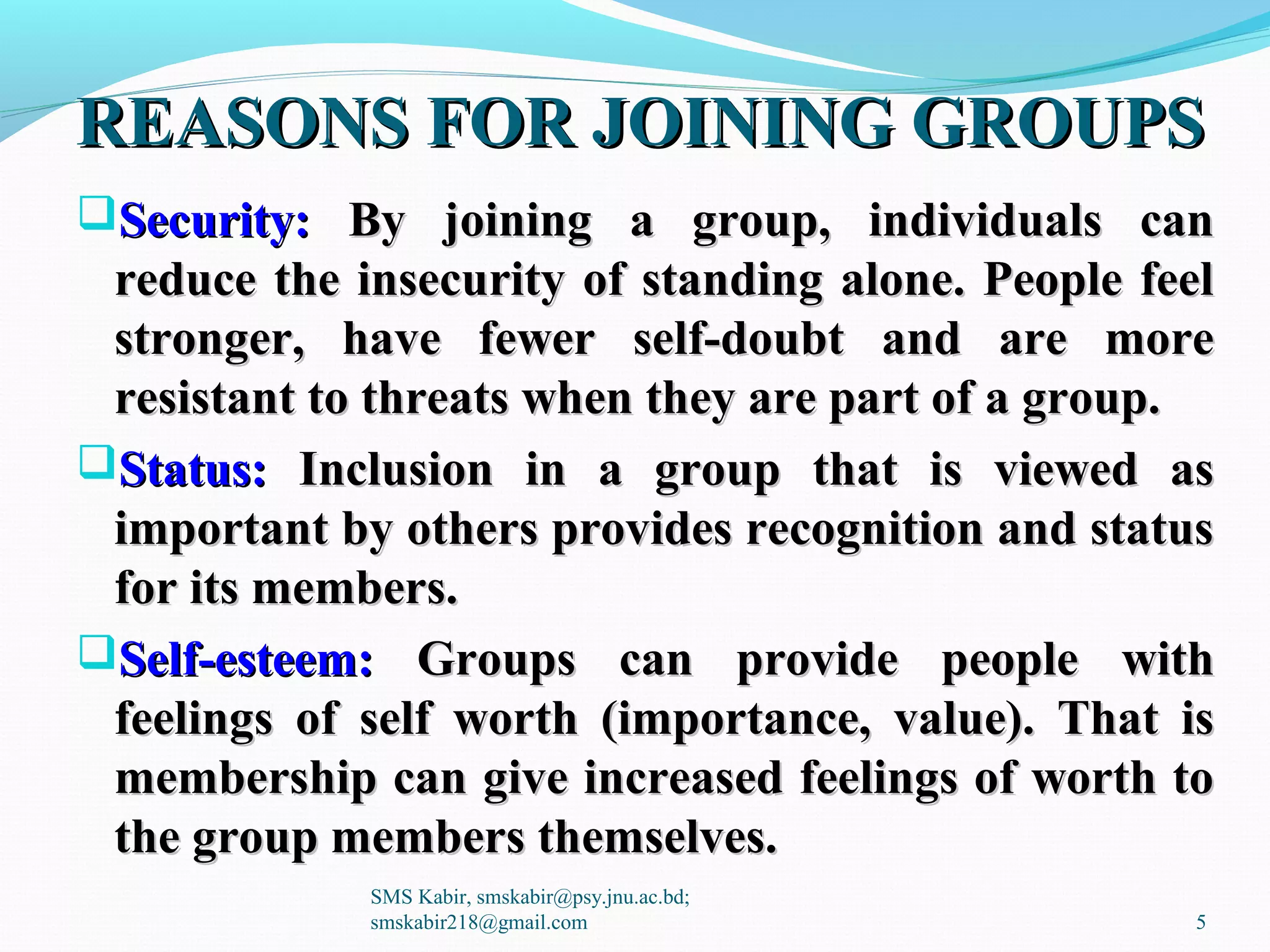 Group Behavior | PPT