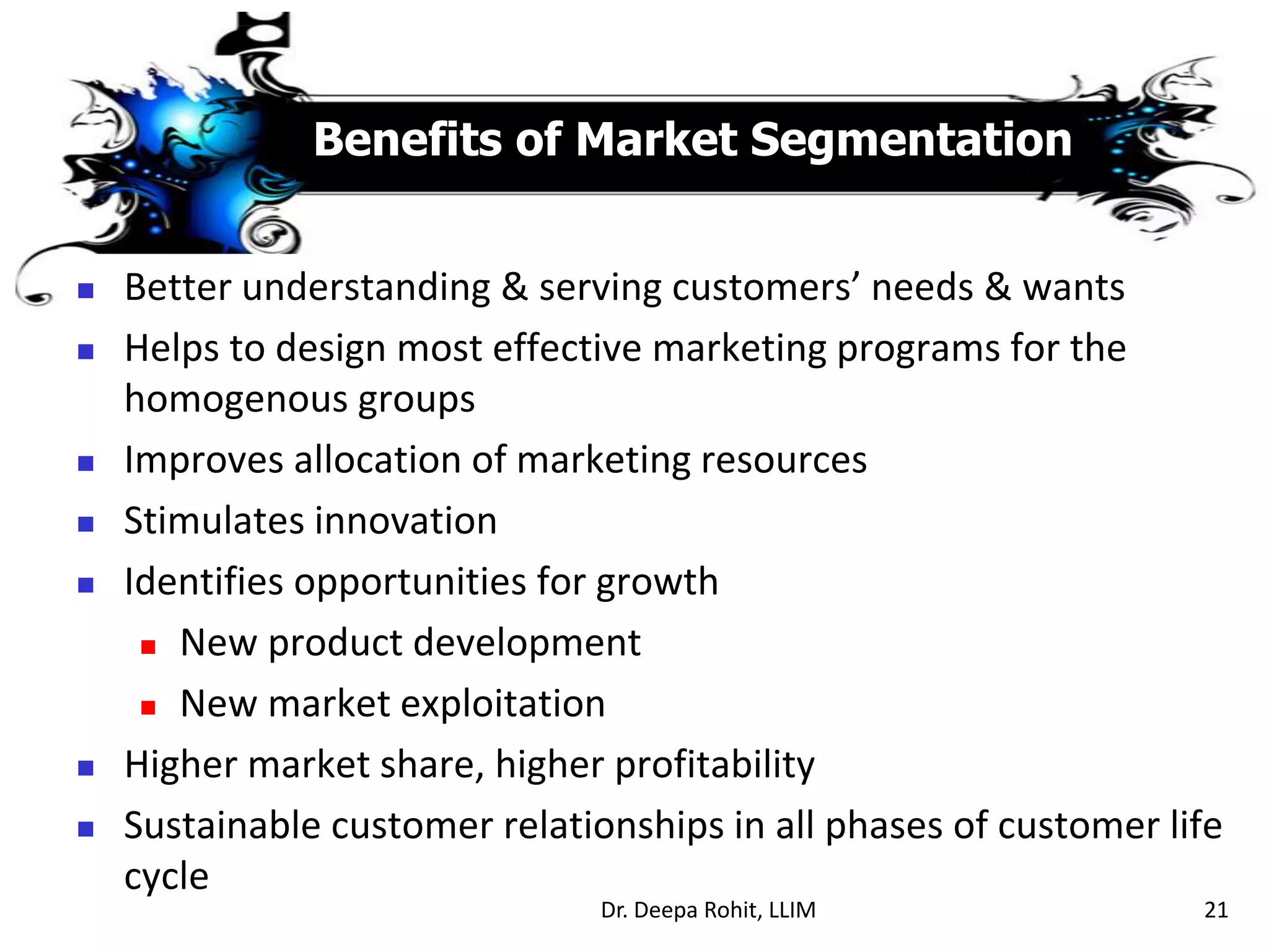 Market Segmentation and Targeting | PPT