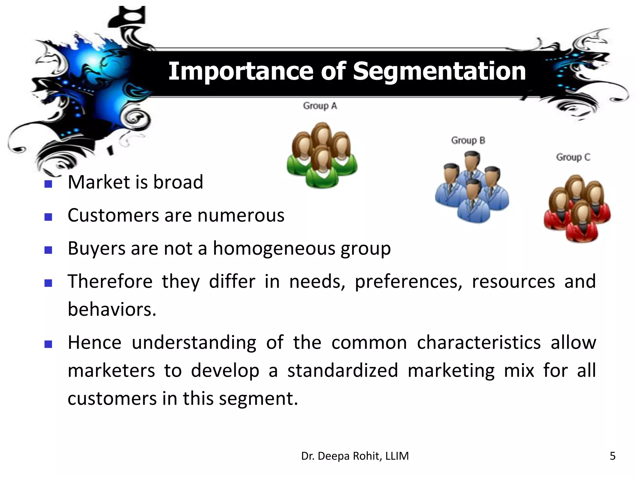Market Segmentation and Targeting | PDF