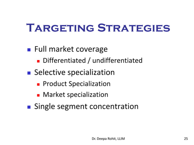 Market Segmentation and Targeting | PDF | Marketing and Advertising ...