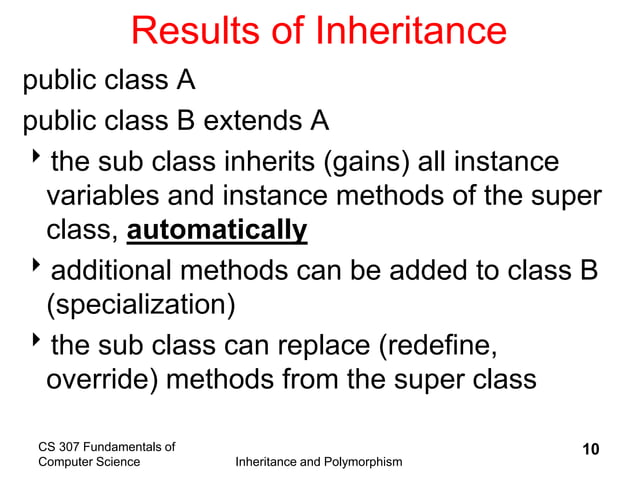 Topic6inheritanceAndPolymorphism.ppt