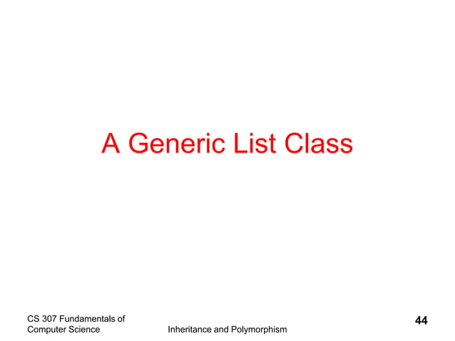 Topic6inheritanceAndPolymorphism.ppt