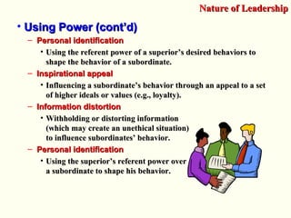 Managing Leadership and Influence Process_Topic 6 | PPT | Executive ...