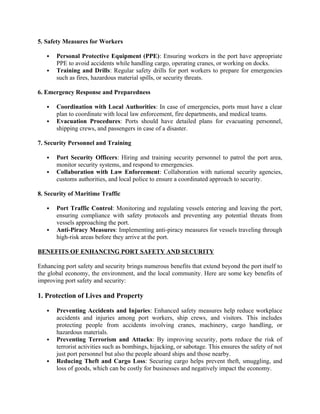 TOPIC 6 business PORT SAFETY AND SECURITY.docx