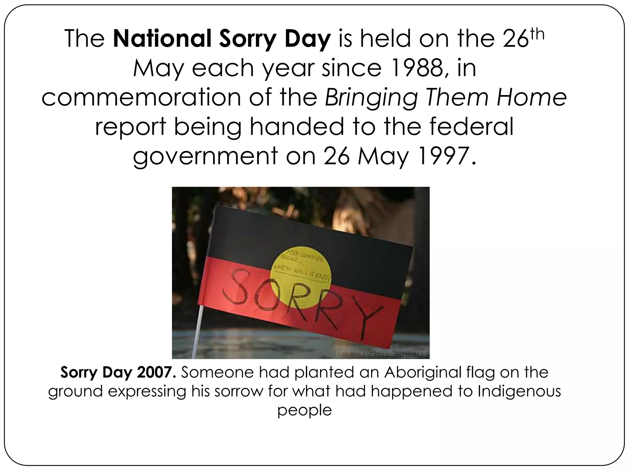 Introduction to The Stolen Generation | PPTX
