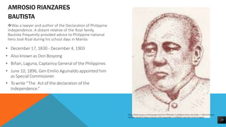 TOPIC 6 PROCLAMTION OF PHILIPPINE INDEPENDENCE.pptx