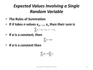 Topic 6 stat probability theory | PPTX