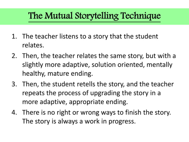 Topic 6 storytelling therapeutic | PPT