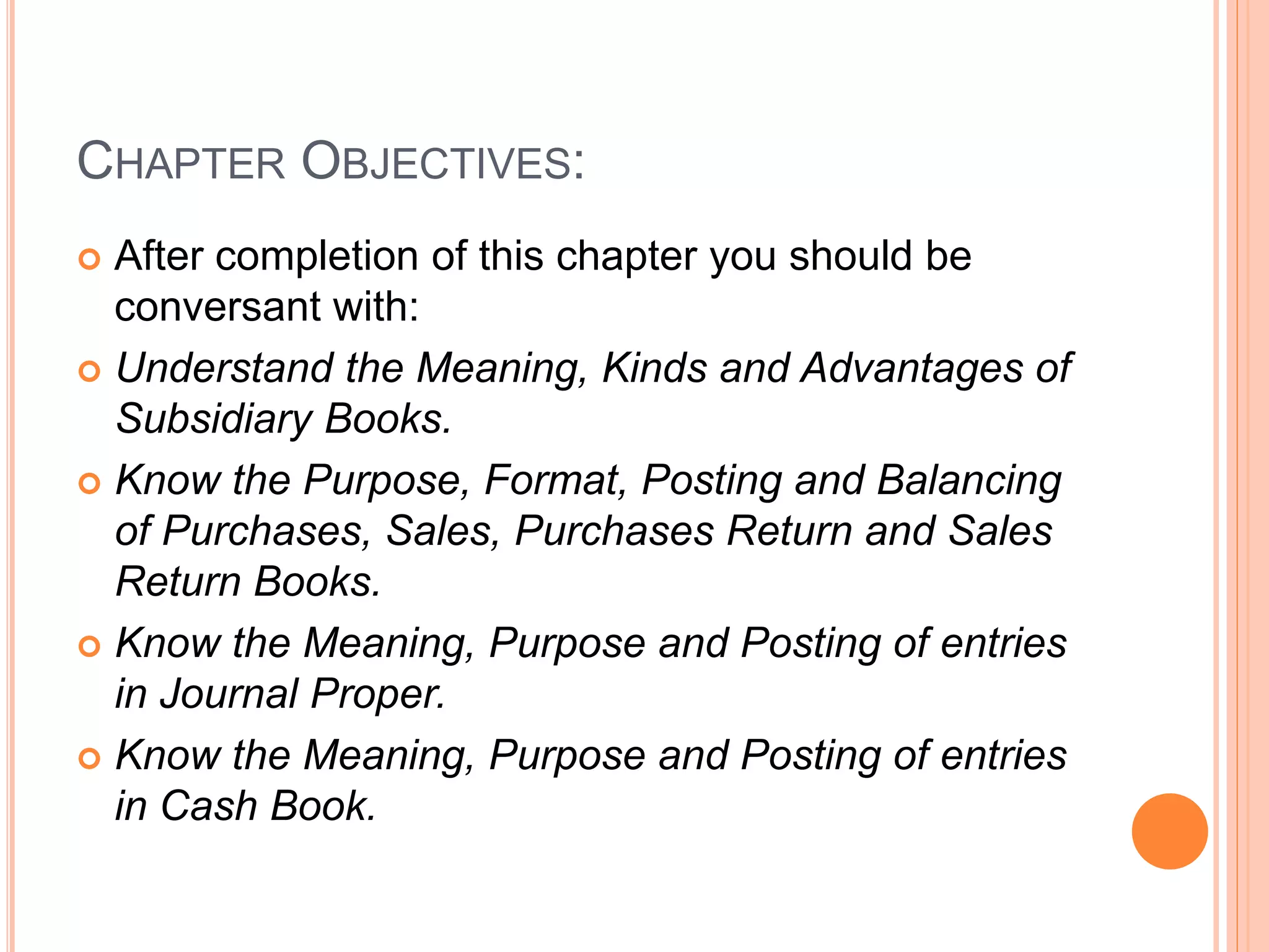 Topic 6 subsidiary books i | PPTX