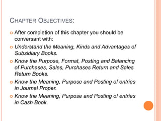 Topic 6 subsidiary books i | PPTX