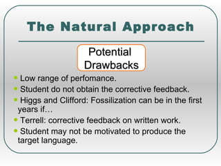 The Direct Method and Natural Approach | PPT