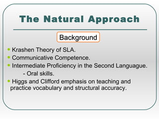 The Direct Method and Natural Approach | PPT