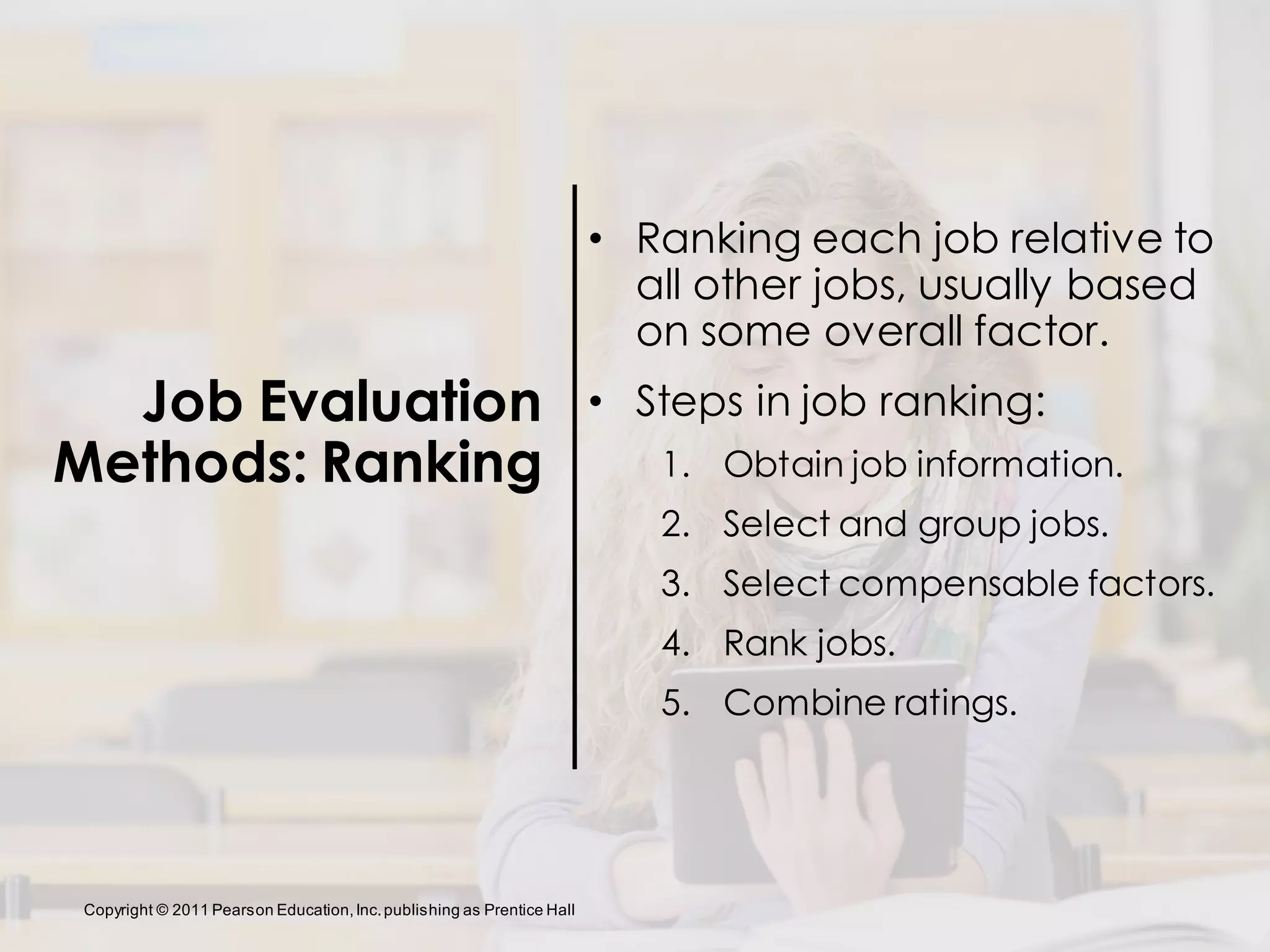 Topic7.1b compensation job_evaluation_methods new | PDF