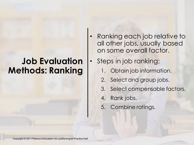 Topic7.1b compensation job_evaluation_methods new | PPT
