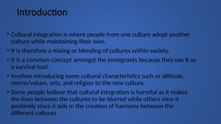 TOPIC 7.ppt Culture and International integration | PPT
