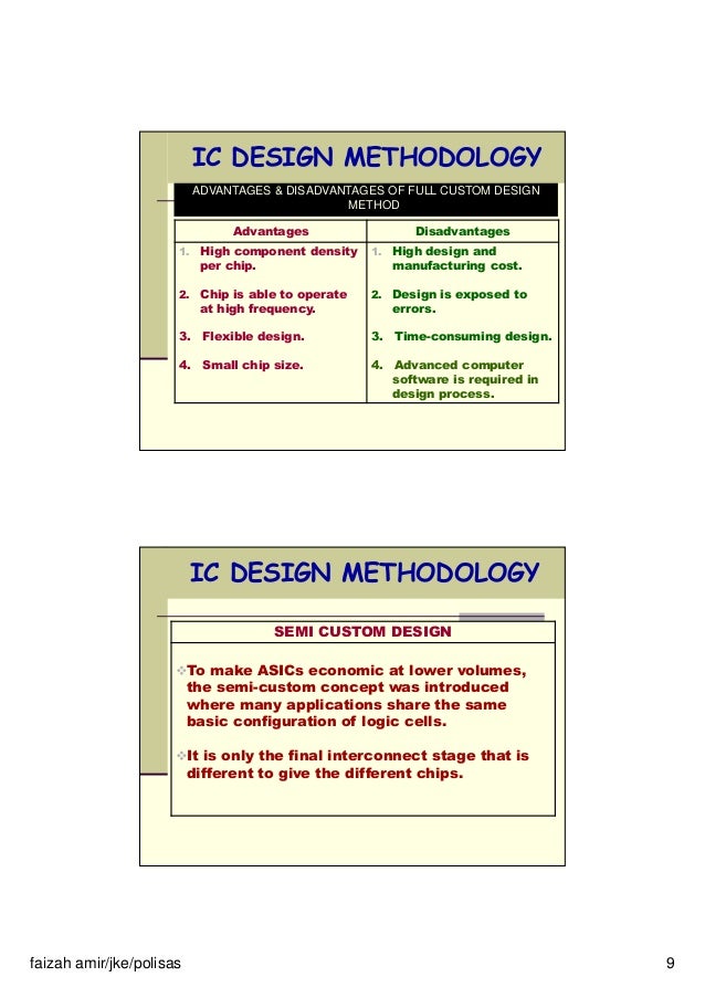 full custom vs semi custom design