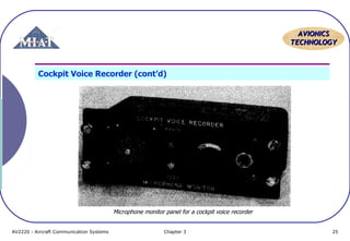 Aircraft Communication Topic 7 elt, cvr and fdr | PDF