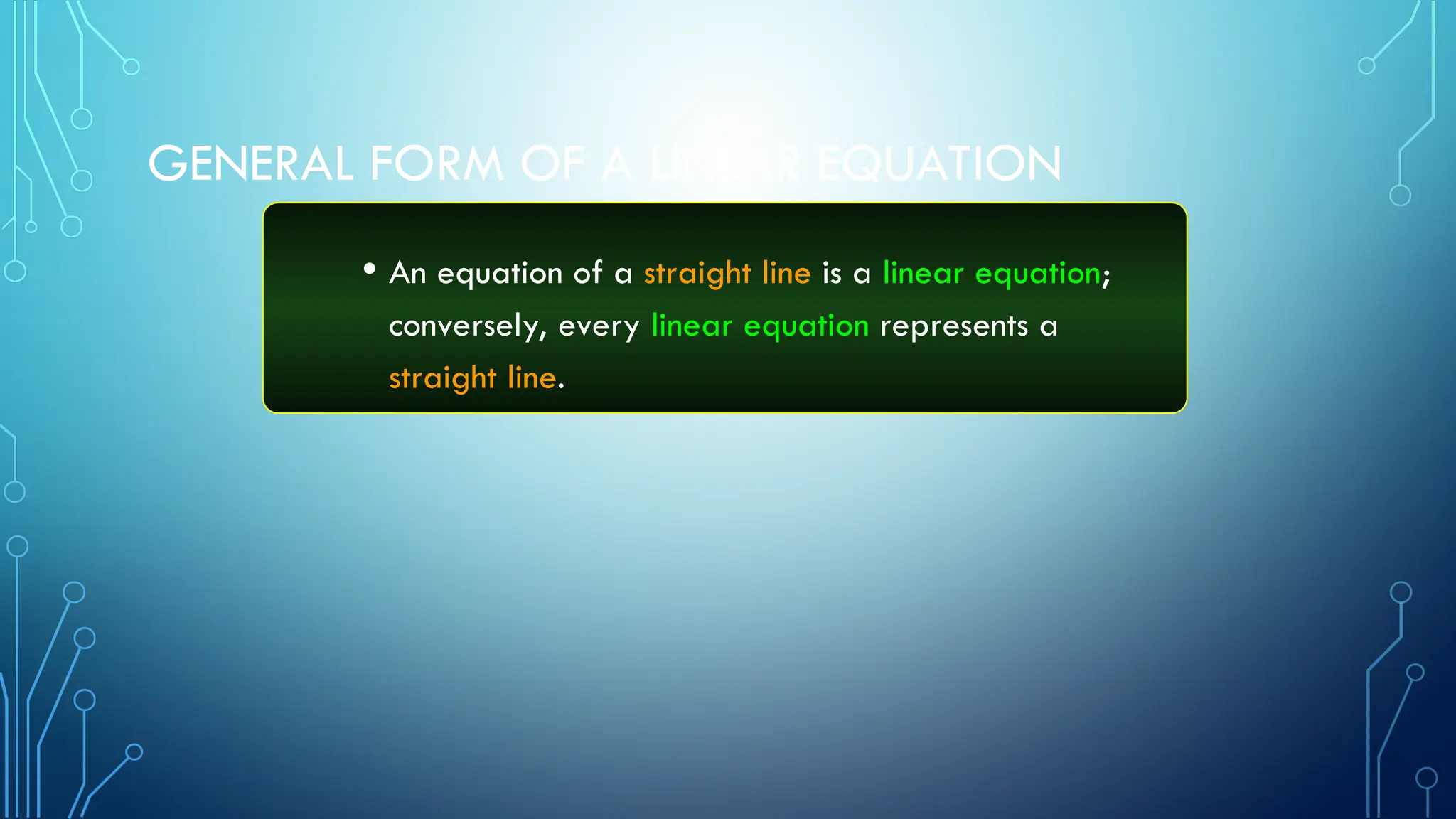 illustrate and determine the linear equations.ppt | Physics | Science